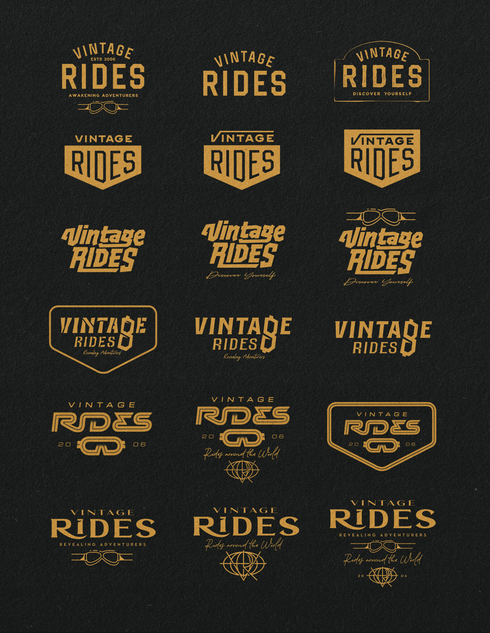 Vintage Rides, Logotype redesign and Merch design. - Alex Ramon Mas ...